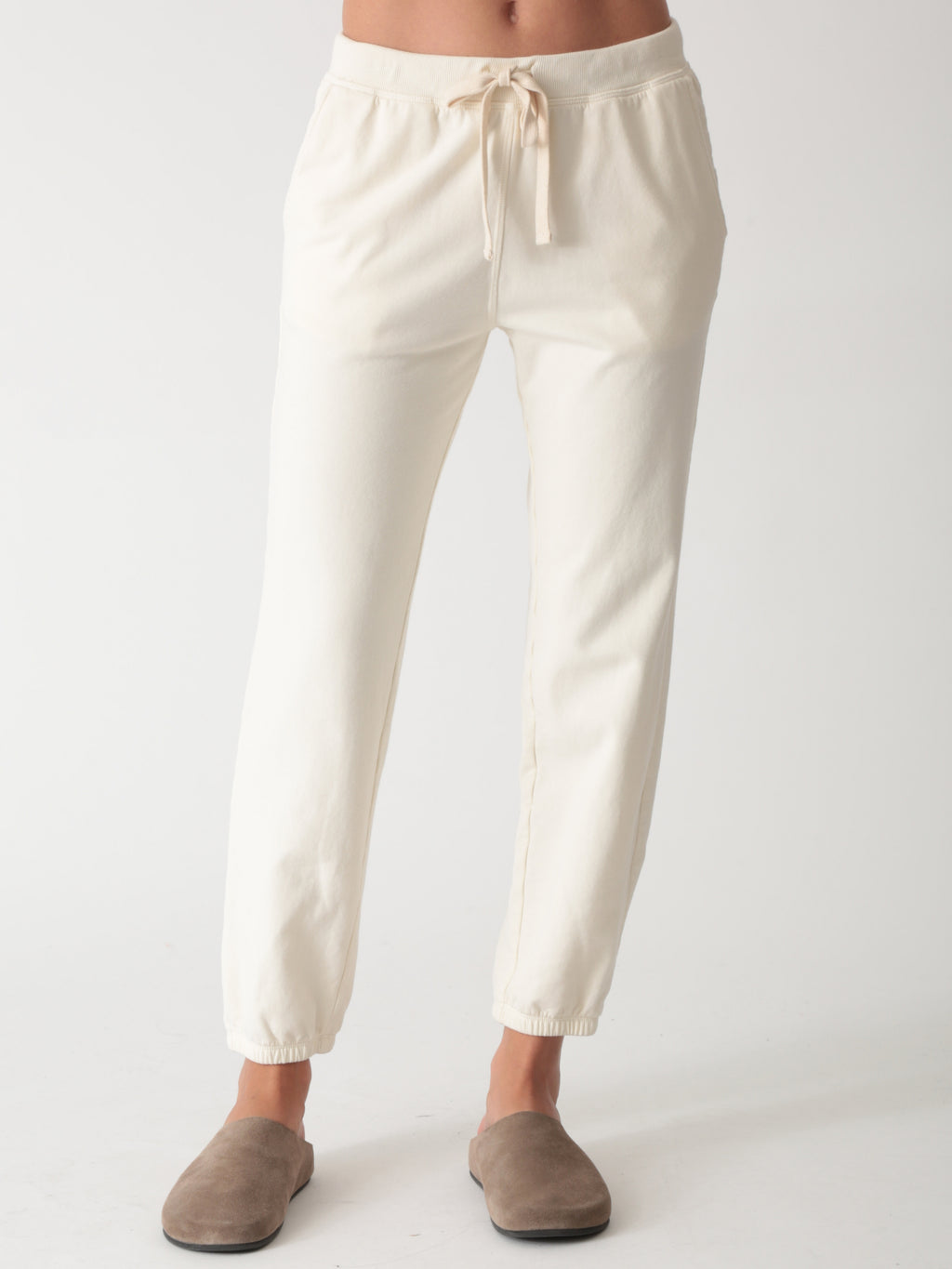 Classic Jogger Ivory – Electric & Rose Clothing